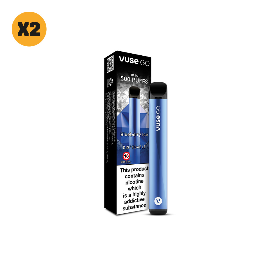 VUSE ePOD 12mg & VUSE GO 10mg Blueberry Ice Bundle