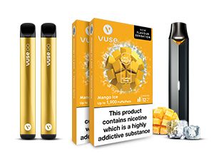 Vuse ePod 12mg & Vuse Go 10mg Mango Ice Bundle